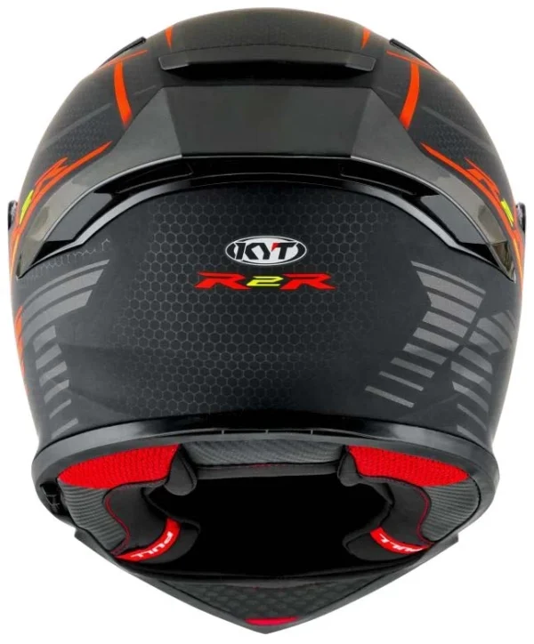 KYT R2R Pro Concept Matt Black Red Full Face Helmet